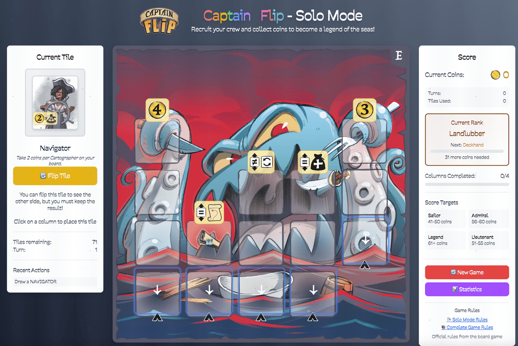 Captain Flip - online solo mode | Captain Flip