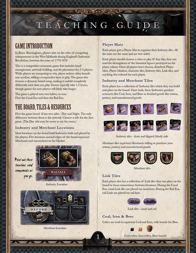 Teaching Guide and FAQ | Brass: Birmingham