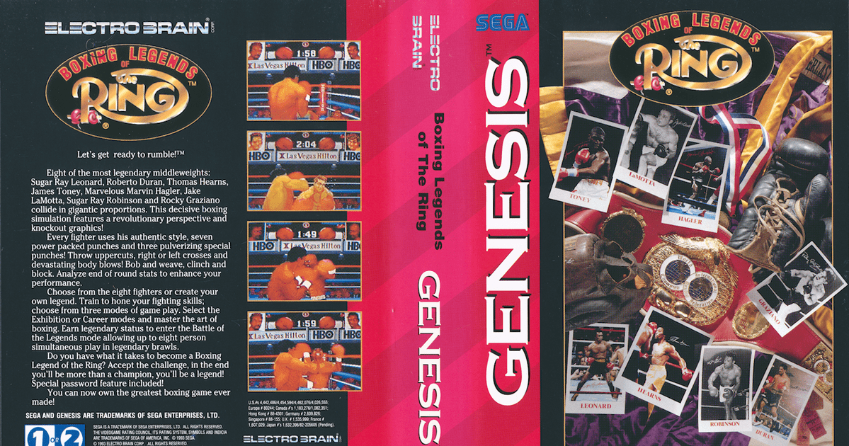 Boxing Legends of the Ring | Video Game | BoardGameGeek