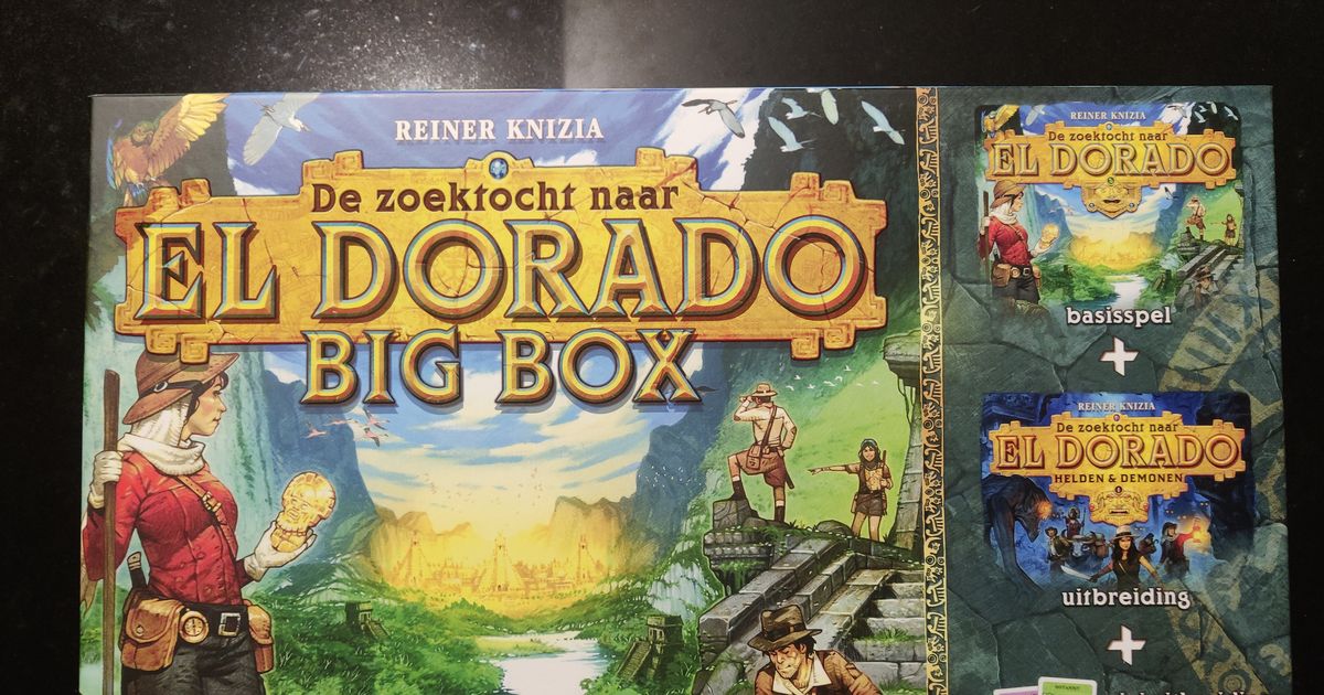 De Zoektocht naar El Dorado: Big Box | Board Game | BoardGameGeek