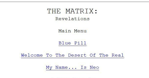 The Matrix: Revelations | RPG Item | RPGGeek
