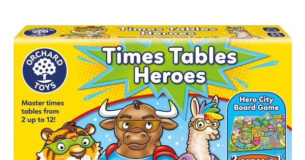 Times Table Heroes | Board Game | BoardGameGeek