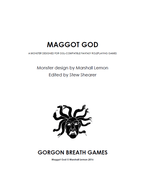 Maggot God | RPG Item | RPGGeek