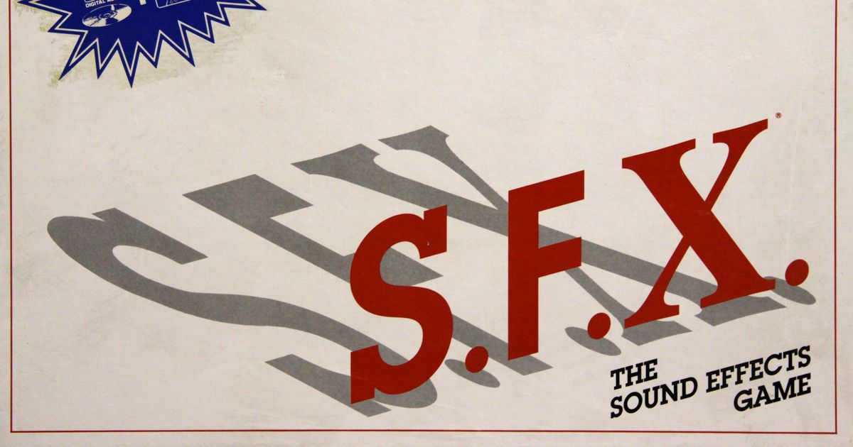 S.F.X.: The Sound Effects Game | Board Game | BoardGameGeek