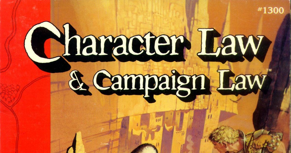 Character Law & Campaign Law (2nd Edition, Revised) | RPG Item | RPGGeek