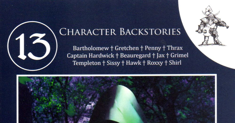 13 Character Backstories | RPG Item | RPGGeek