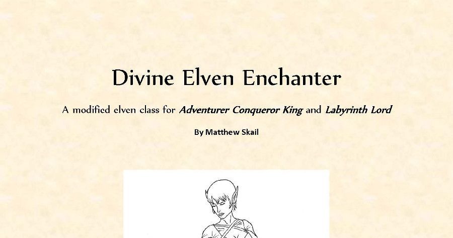 Divine Elven Enchanter | RPG Item | BoardGameGeek
