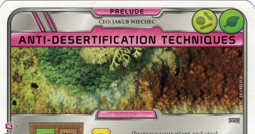 Terraforming Mars: Anti-Desertification Techniques Promo Card | Board ...