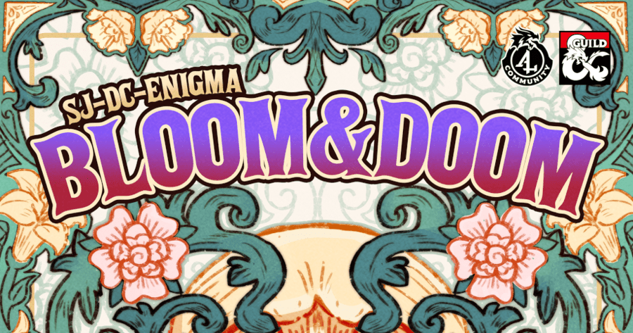 SJ-DC-ENIGMA: Bloom & Doom | RPG Item | RPGGeek