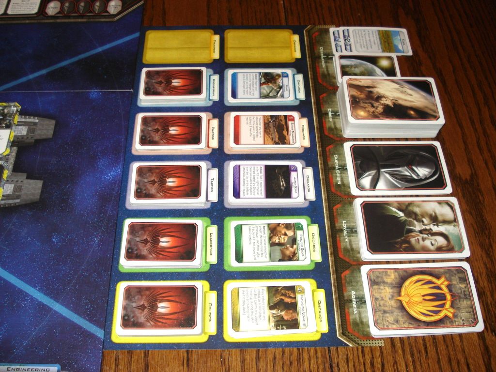 Card Holder Mat for All Cards in BSG | Battlestar Galactica: The Board Game
