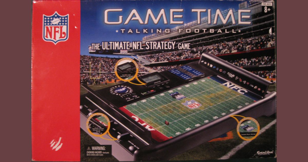 NFL Game Time Talking Football | Board Game | BoardGameGeek