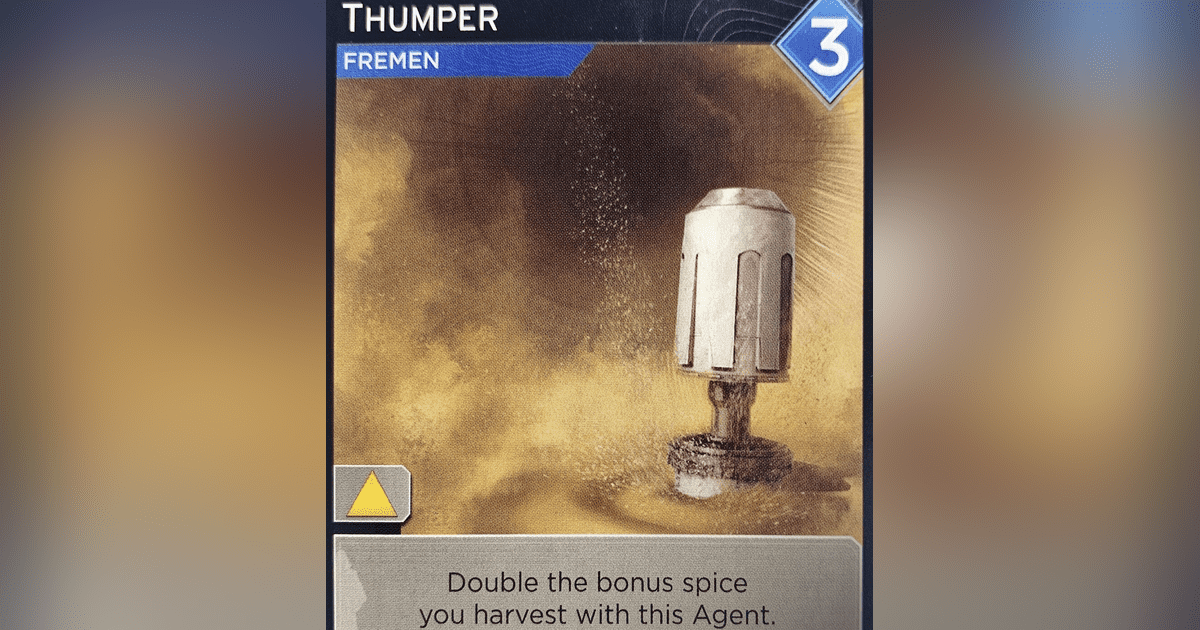 Dune: Imperium – Thumper Promo Card | Board Game | BoardGameGeek