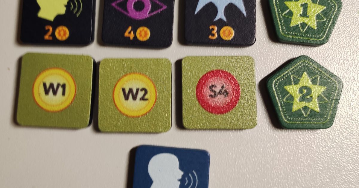 Cryptic Nature: Wooden Tokens | Board Game Accessory | BoardGameGeek
