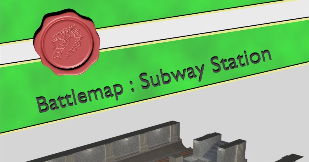 Battlemap: Subway Station | RPG Item | RPGGeek