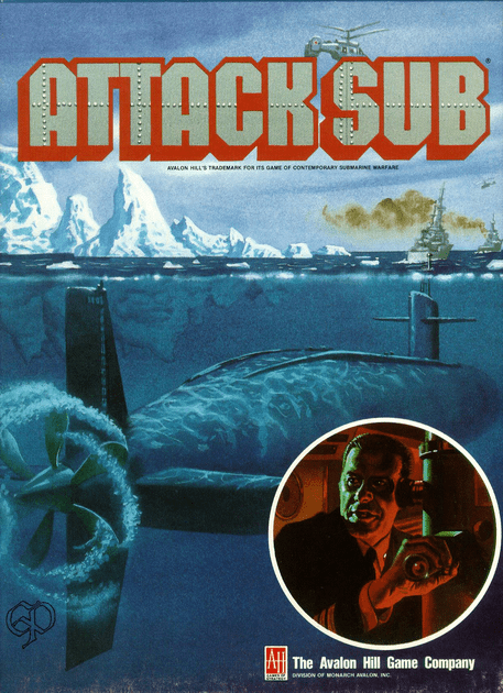 Attack Sub Ship Cards - Tom Clancy Inspired | Attack Sub