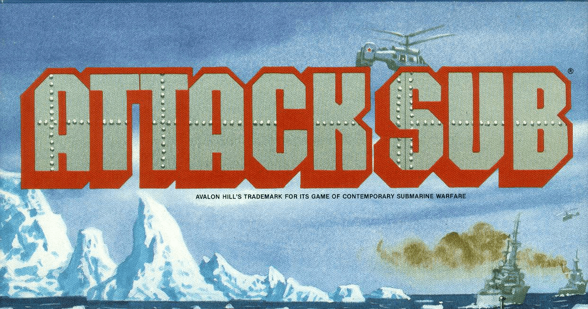 Attack Sub | Board Game | BoardGameGeek