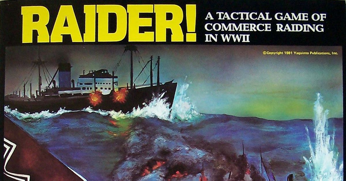 Raider!: A Tactical Game of Commerce Raiding in WWII | Board Game ...