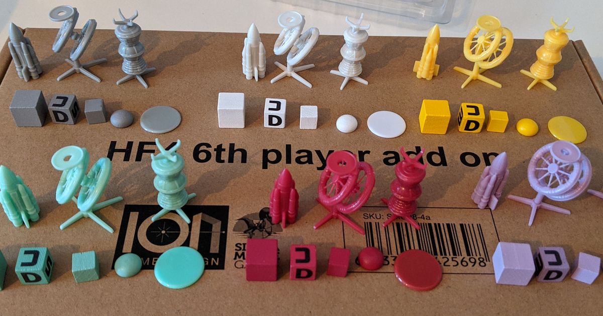 High Frontier 4 All: 6th Player Component Kit | Board Game | BoardGameGeek