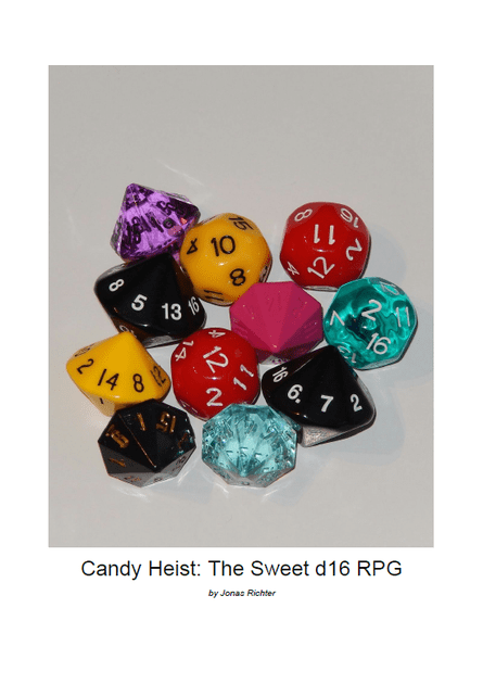 Candy Heist: The Sweet d16 RPG | Candy Heist: The Sweet d16 RPG