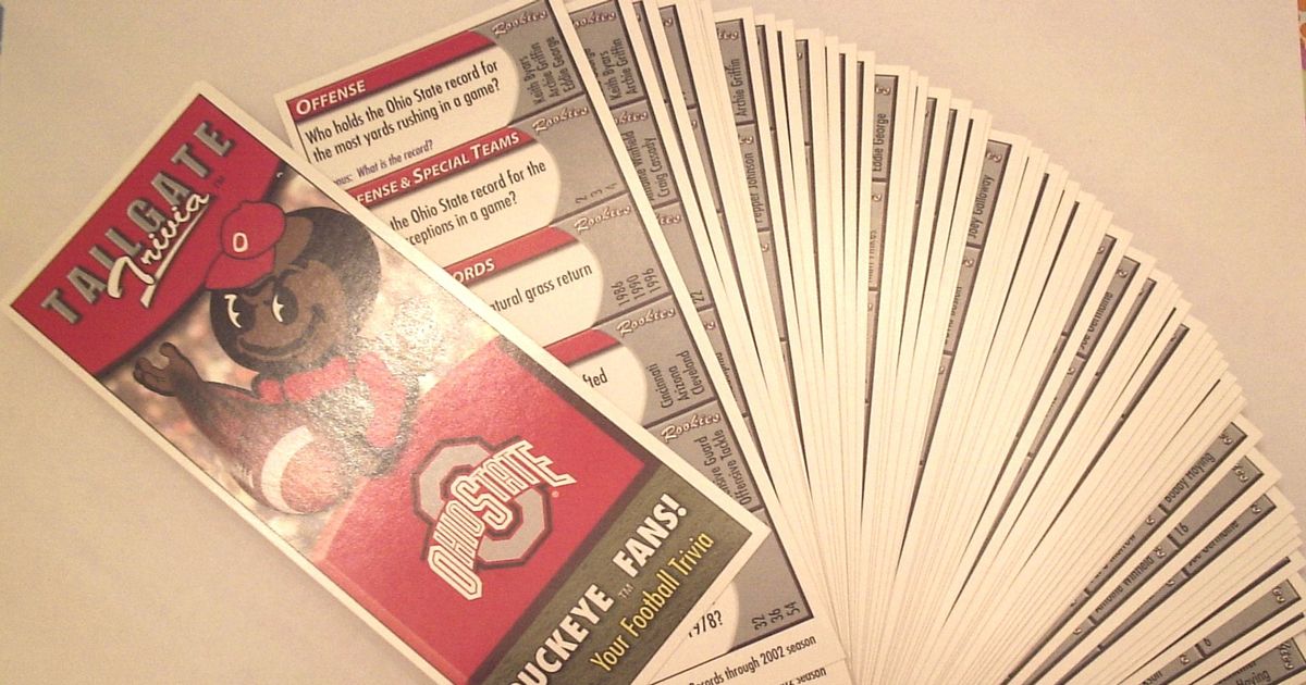 Tailgate Trivia: Ohio State Buckeye Fans | Board Game | BoardGameGeek