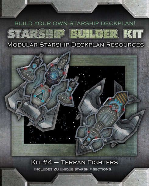 Starship Builder Kit 04: Terran Fighters | RPG Item | RPGGeek