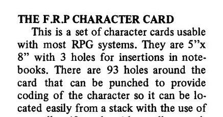 Fantasy Role Playing Cards | RPG Item | RPGGeek