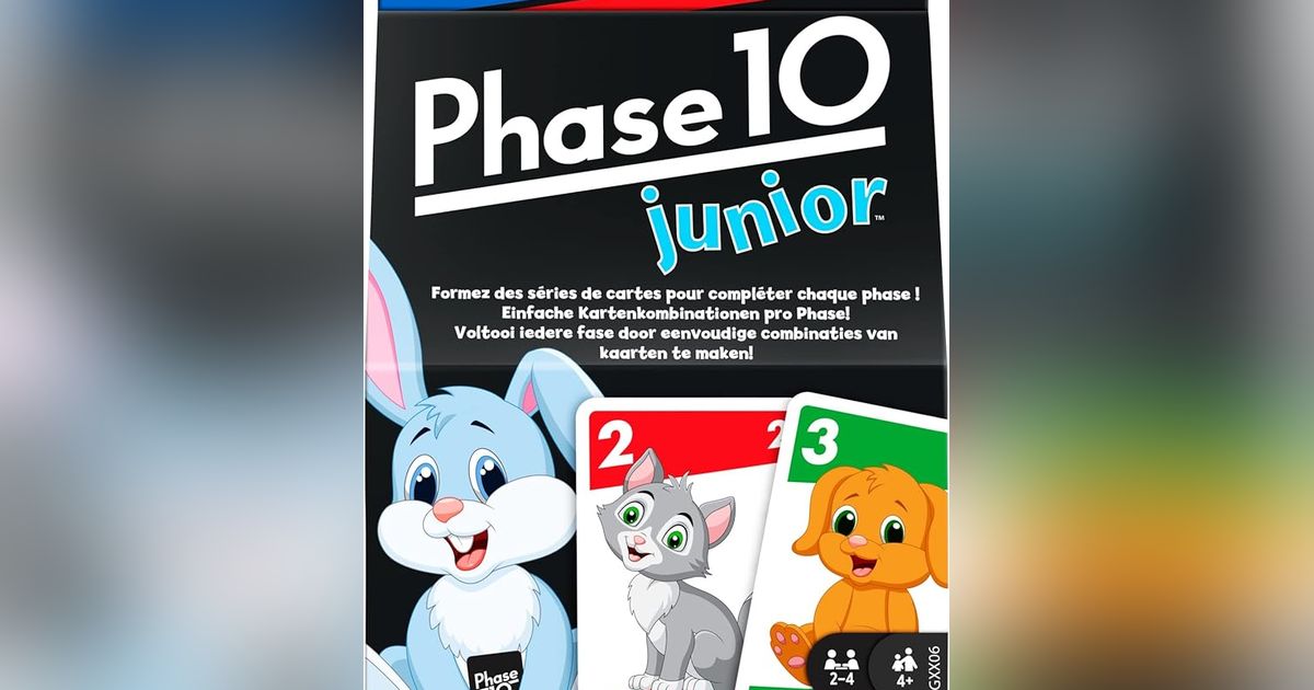Phase 10 Junior Card Game | Board Game | BoardGameGeek