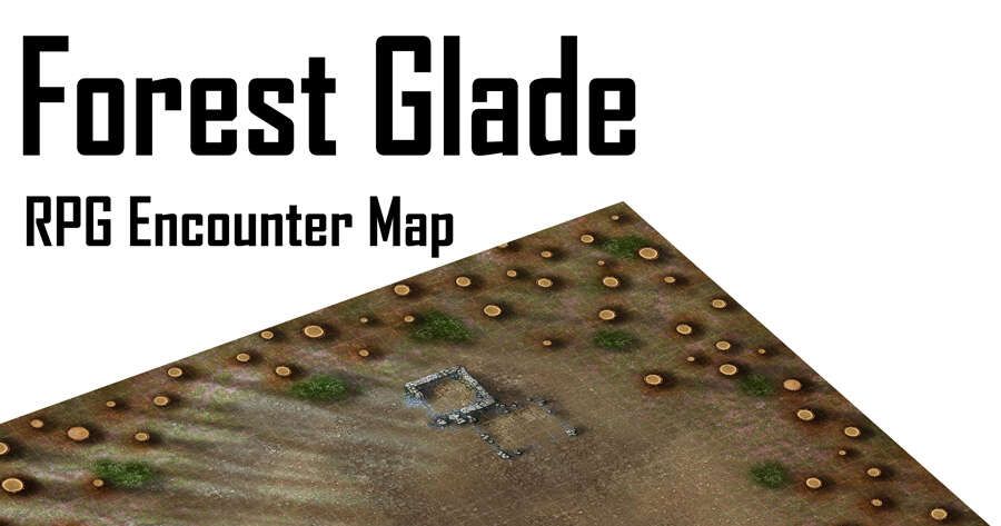 Forest Glade RPG Encounter Map | RPG Item | RPGGeek