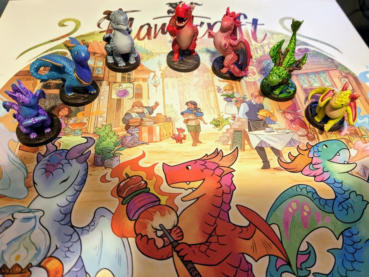 Painted Dragons - such great minis! | Flamecraft