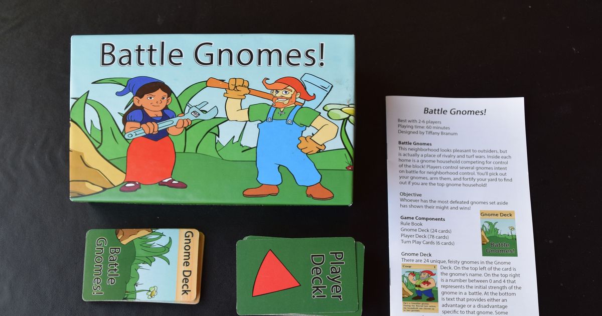 Battle Gnomes | Board Game | BoardGameGeek