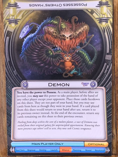 Cosmic Encounter: Demon Promo Alien | Board Game | BoardGameGeek