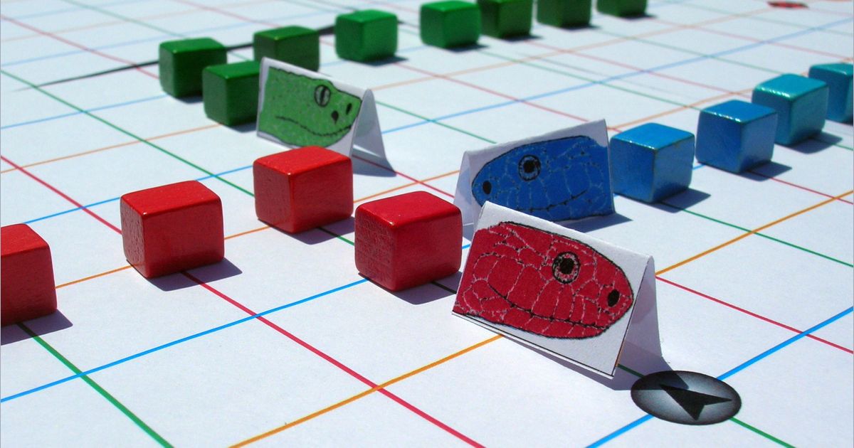 Grid Snakes | Board Game | BoardGameGeek