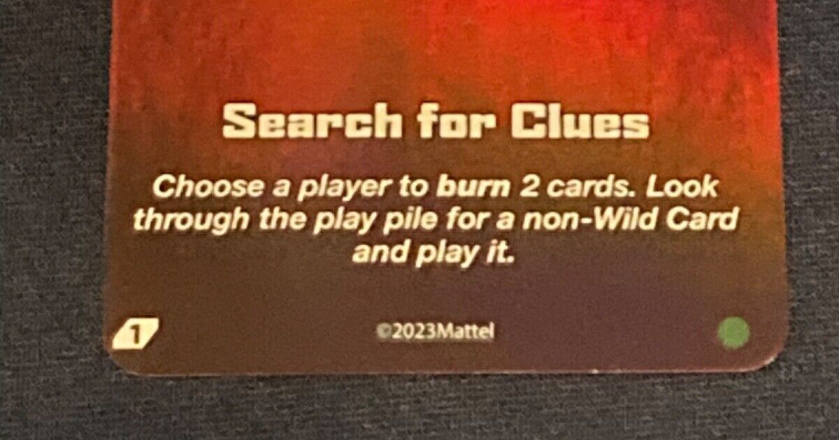 UNO Ultimate: Batman – Search for Clues Foil Chase Card | Board Game ...