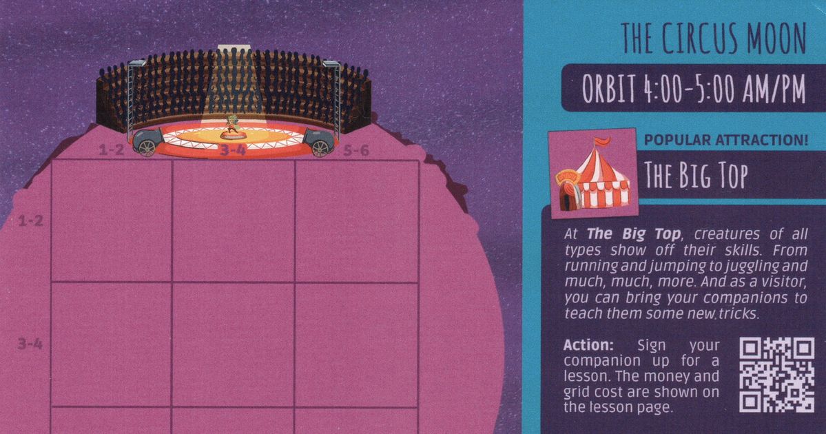 Personal Space: The Circus Moon | Board Game | BoardGameGeek