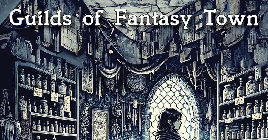 Guilds of Fantasy Town: The Alkemyst Apothecary Guild | RPG Item ...