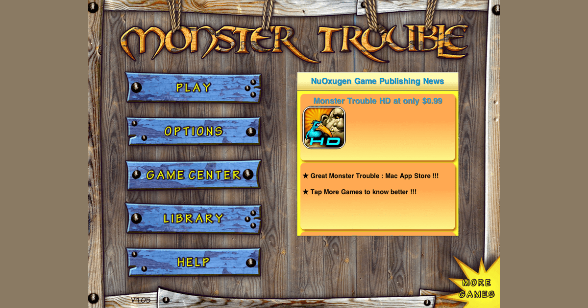 Monster Trouble | Video Game | BoardGameGeek