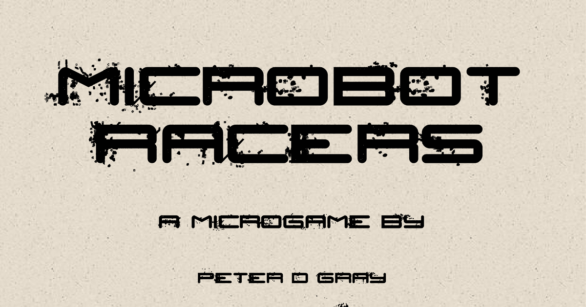 Microbot Racers | Board Game | BoardGameGeek