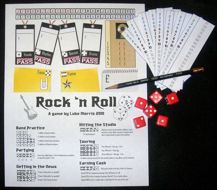 Rock 'n Roll | Board Game | BoardGameGeek