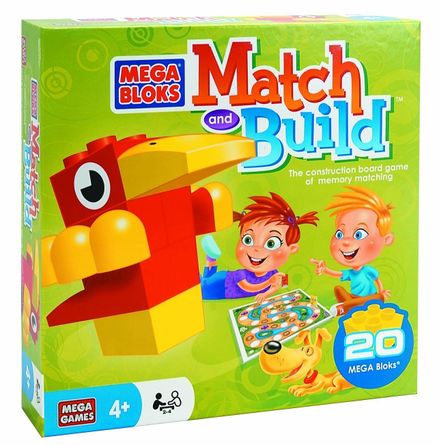 Mega Bloks Match and Build | Board Game | BoardGameGeek