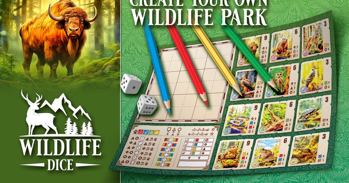 Wildlife Dice | Board Game | BoardGameGeek