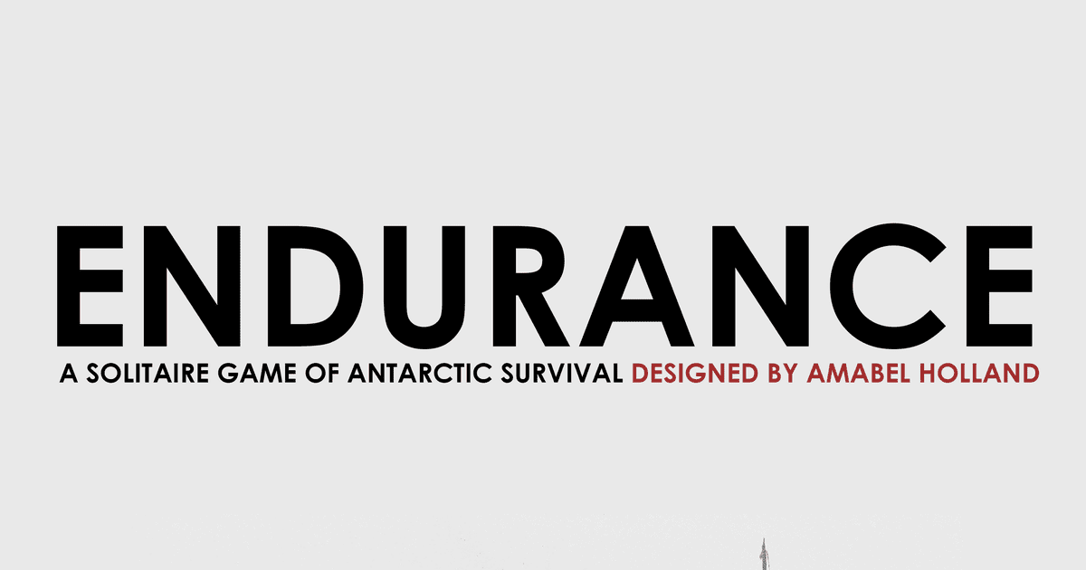 Endurance | Board Game | BoardGameGeek