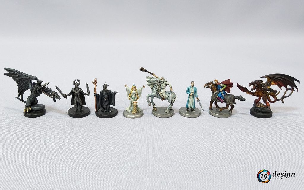 Painted Miniatures From War Of The Ring Lords Of Middle-Earth | War of ...