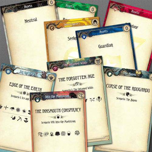 Arkham Horror - Dividers (card separators) | Arkham Horror: The Card Game