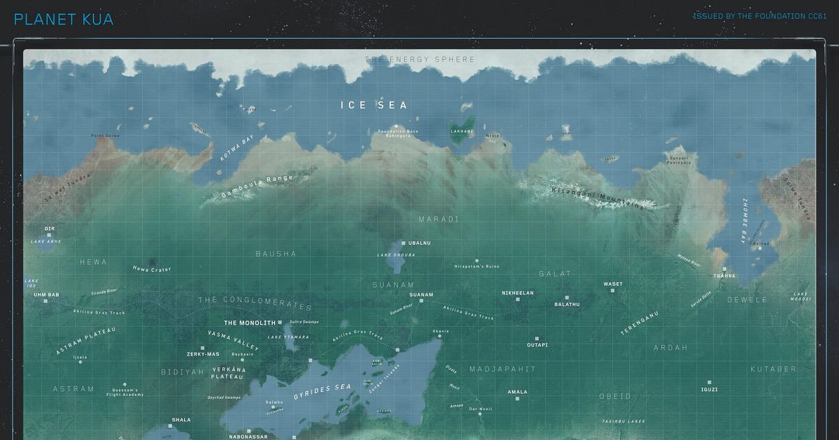 Map of Planet Kua | RPG Item | RPGGeek