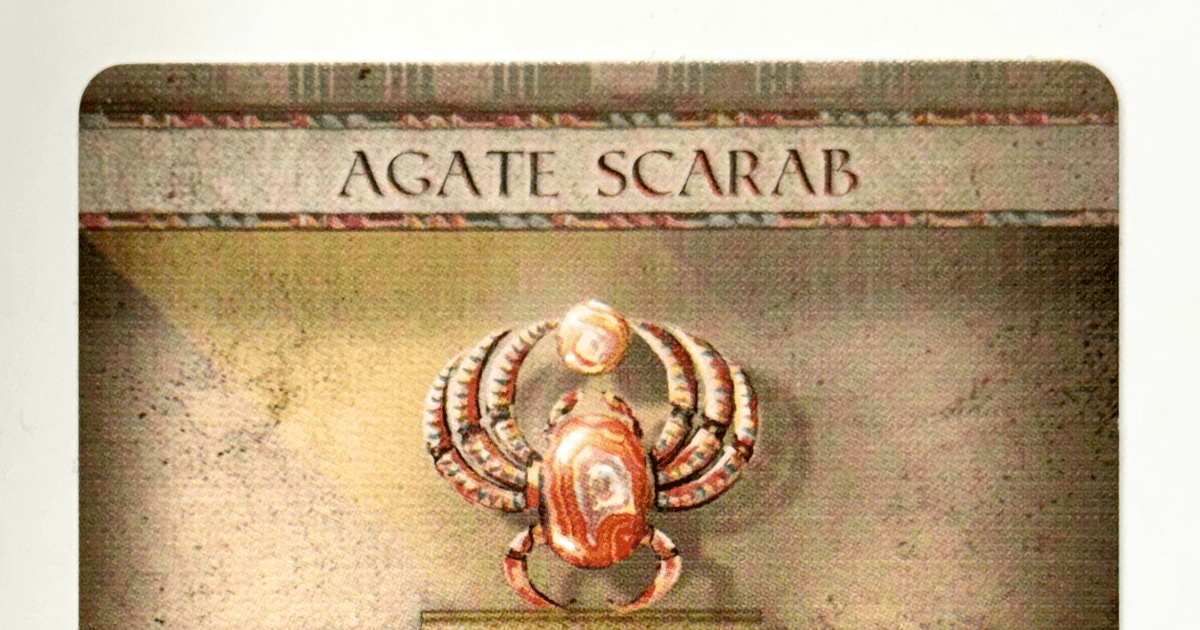 Pyramidice: Agate Scarab Promo Card | Board Game | BoardGameGeek