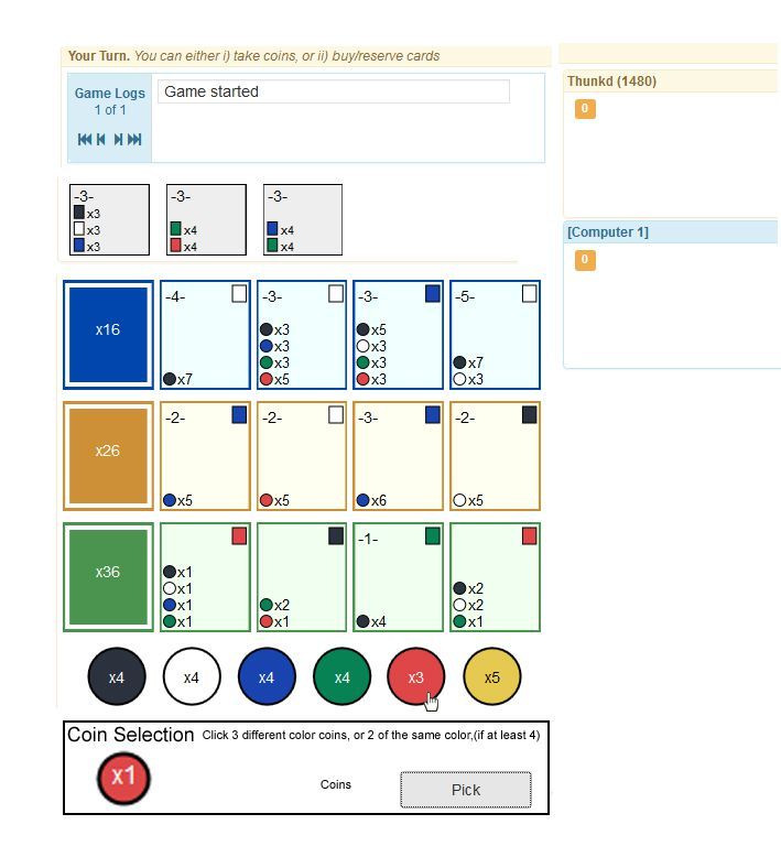 Online Version | Splendor