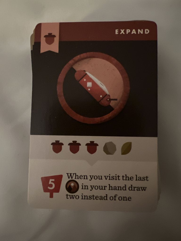 How does the Expand card work | Trails