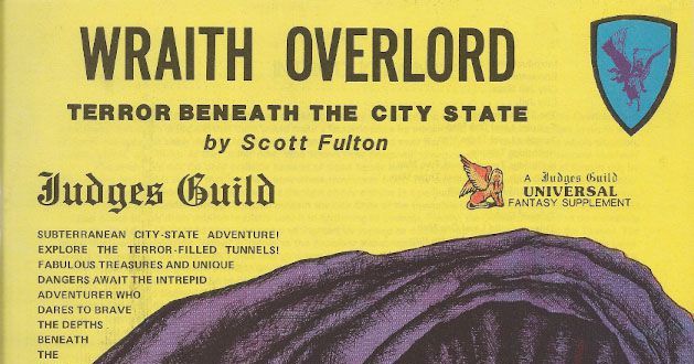 Wraith Overlord: Terror Beneath the City State | RPG Item | RPGGeek