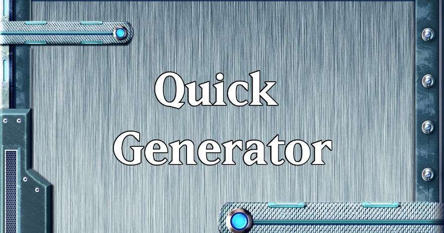 Quick Generator: Space & SciFi Encounter Concepts | RPG Item | RPGGeek
