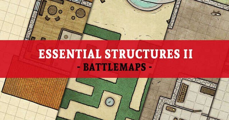 Essential Structures II Battlemaps | RPG Item | RPGGeek